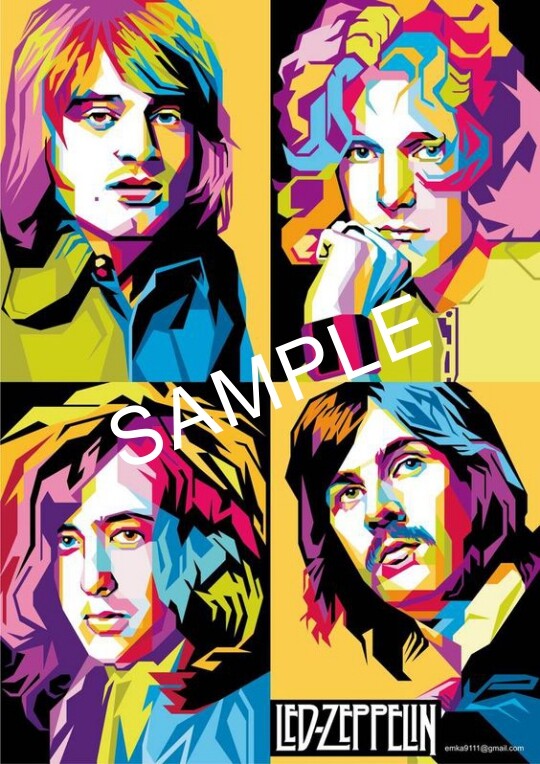 Led Zeppelin Pop Art