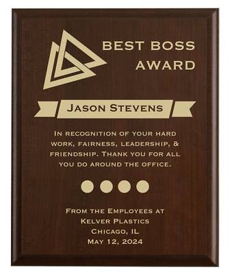 Boss Gift - Manager Recognition Award - Present for Work | eBay