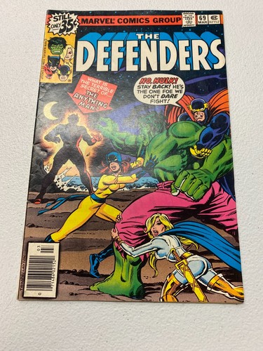 DEFENDERS #69 1979 DR STRANGE HULK VALKYRIE HELLCAT MILGROM TRIMPE ...