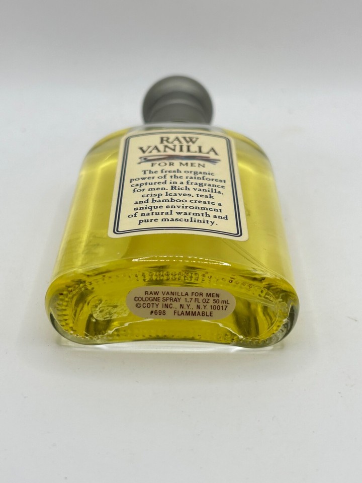 RAW VANILLA FOR MEN BY COTY 50ML VINTAGE COLOGNE SPRAY | eBay