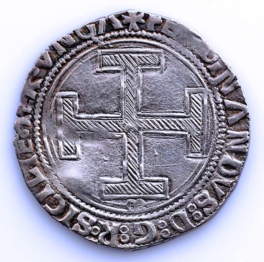 Corona Aragonesa. Fernando I.Coronato, Coronación. MBC VF+ Argento 3,9 ...