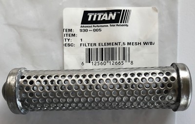 TITAN #930-005 FILTER ELEMENT 5 MESH WITH BALL CAT#930-005 | eBay