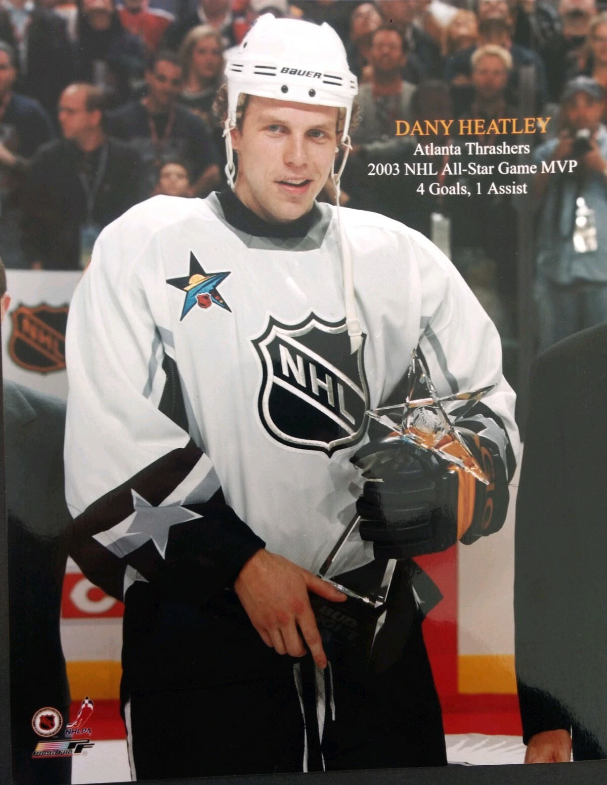 DANY HEATLEY 2003 NHL ALL-STAR GAME MVP 8x10 Photo ATLANTA THRASHERS | eBay