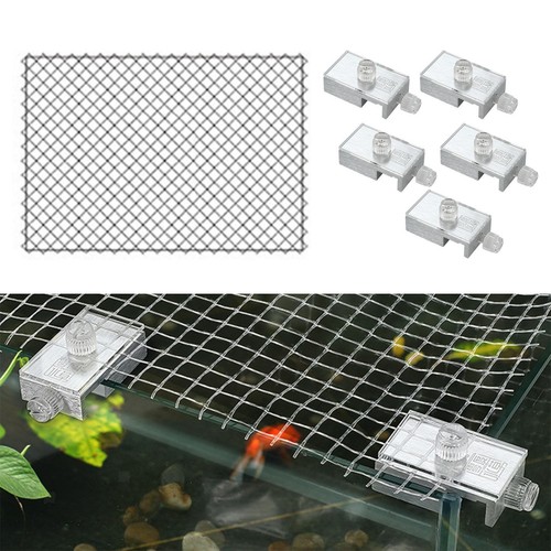 Filet d'aquarium pour réservoir de poissons, filet Anti-saut de ...