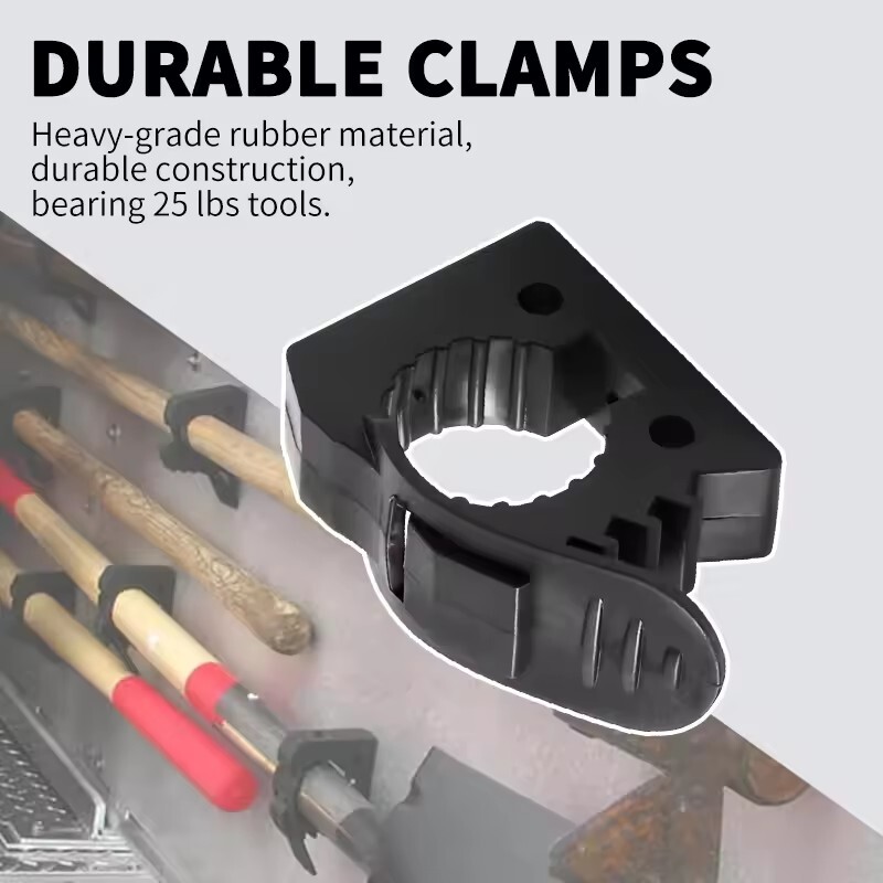 Quick-release Rubber Clamps Mount Shovel Axe Holder Universal For ATV ...