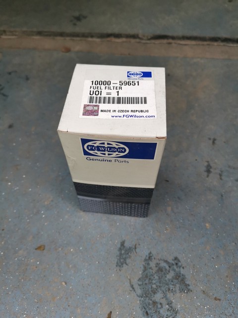 Genuine FG Wilson Fuel Filter 1000059651 10000-59651 for sale online | eBay