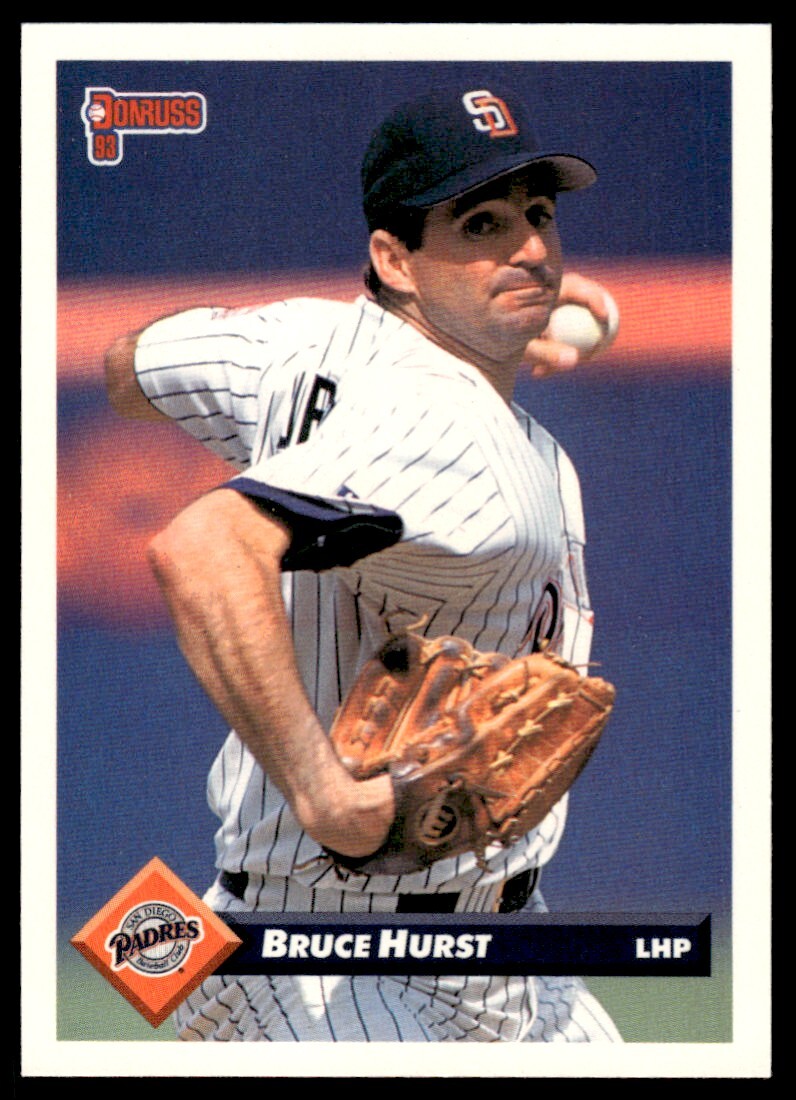 1993 Donruss Baseball Card Bruce Hurst San Diego Padres #576 | eBay