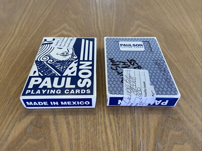 Paulson Playing Cards Las Vegas Nevada 2 Decks Sealed Casino Used RARE ...