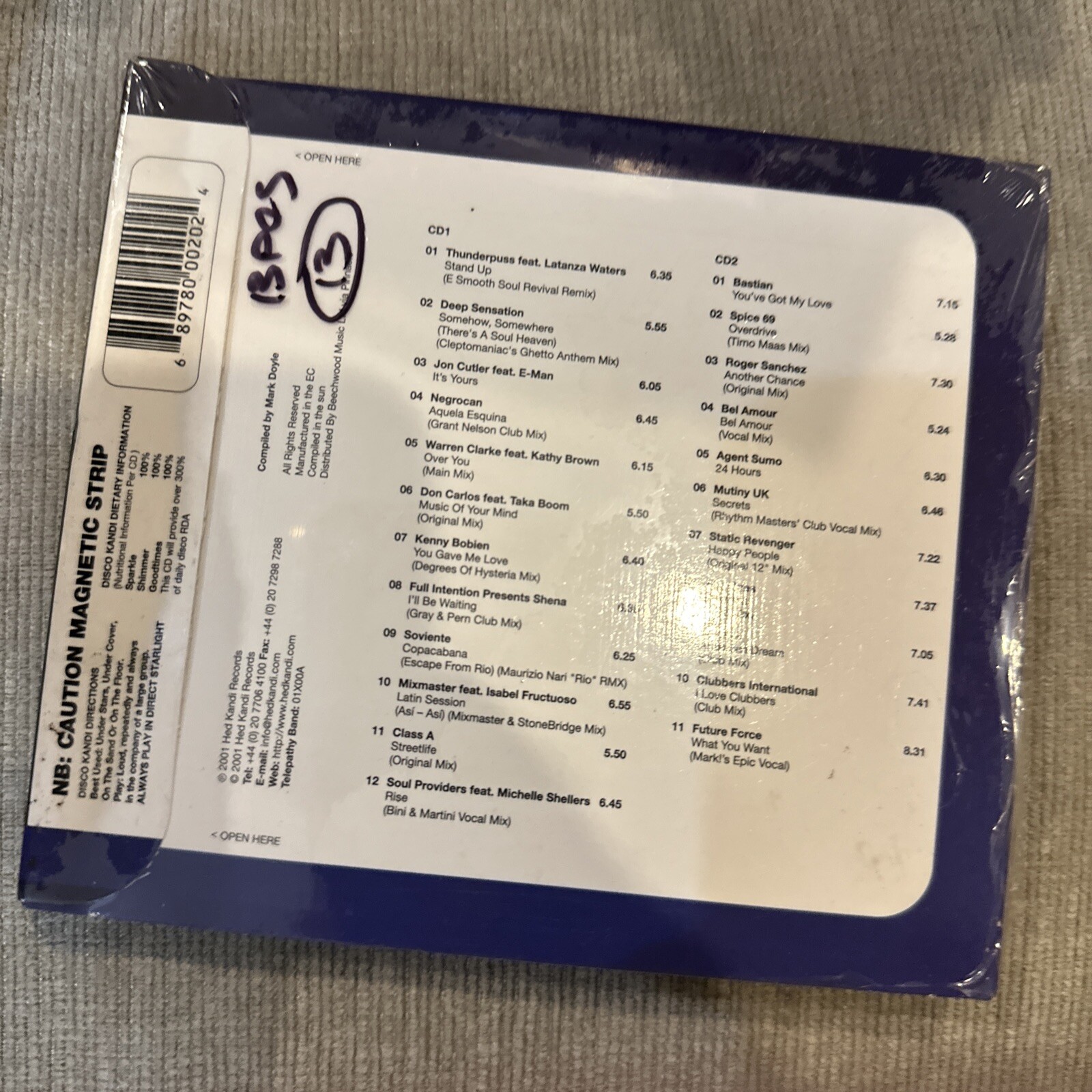 Disco Kandi, Vol. 4 by Various Artists (CD, Jul-2001, 2 Discs, Hed ...