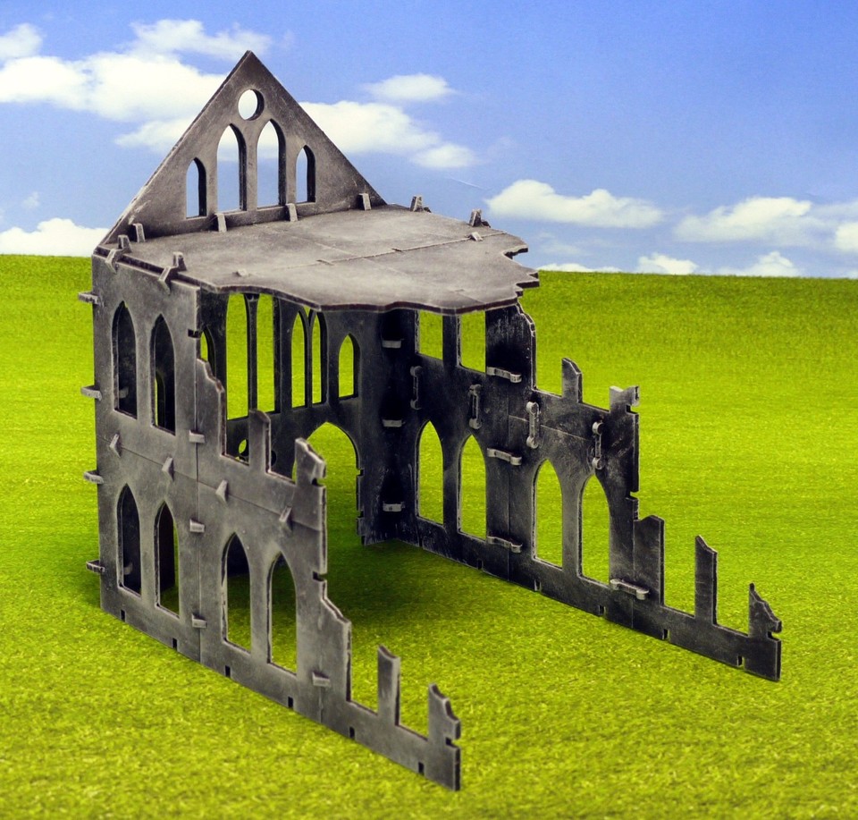 MDF Modular Gothic Cathedral, warhammer 40000, bolt action, warhammer ...