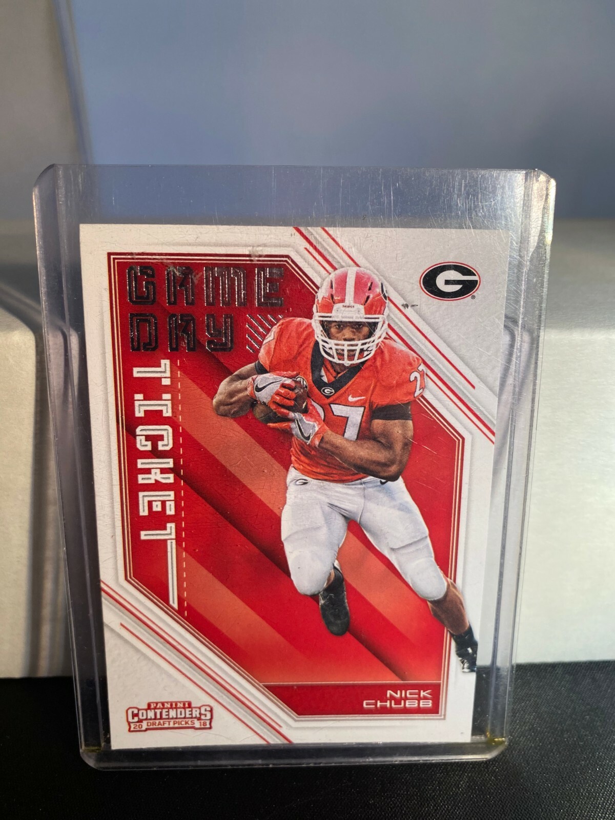 2018 Panini Contenders Draft Picks - Game Day Tickets Nick Chubb #12 ...
