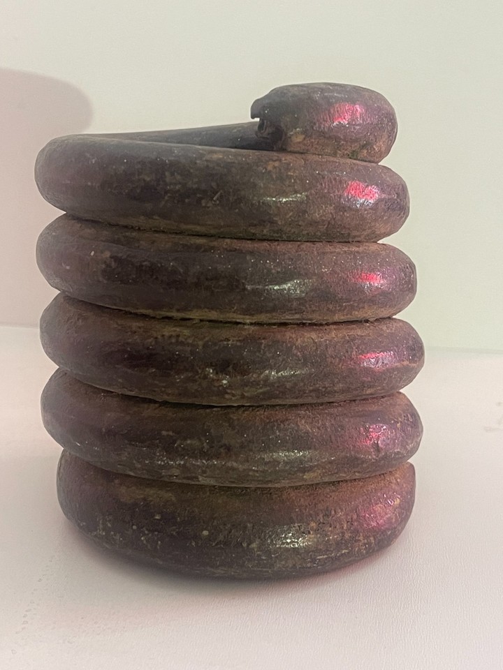 Teke Democratic Republic Of Congo Dowry Coin Bronze Weight 2Kg 910 | eBay