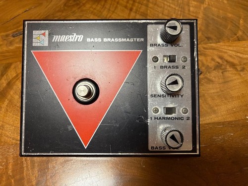 Maestro Bass Brassmaster BB-1 Vintage 1971 Bass Guitar Effect Pedal ...