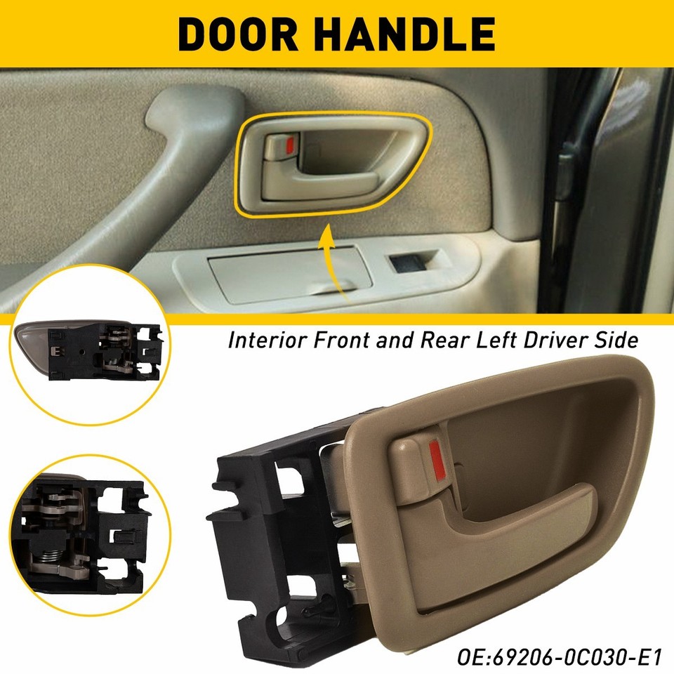 1/2set Inside Left Door Handle 69206-0C030-E1 for Toyota Tundra Pickup ...
