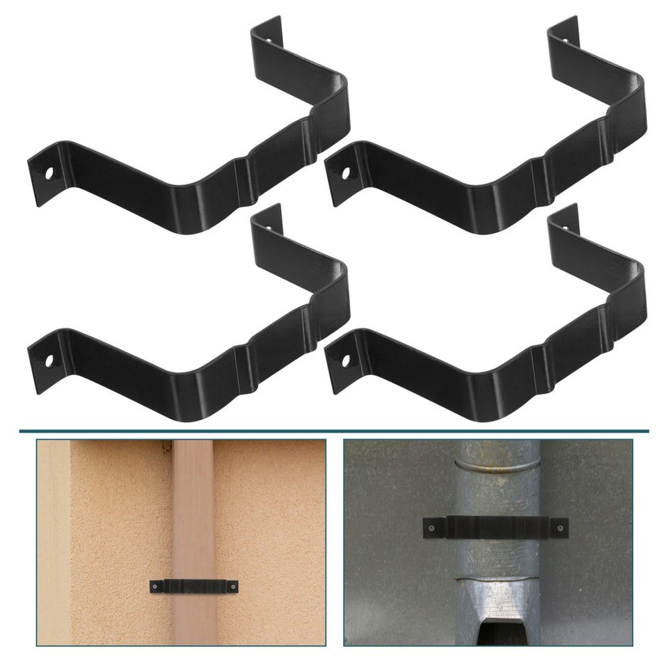 6 Pcs Aluminum Gutter Downspout Extensions Extra Long Drain Pipe ...