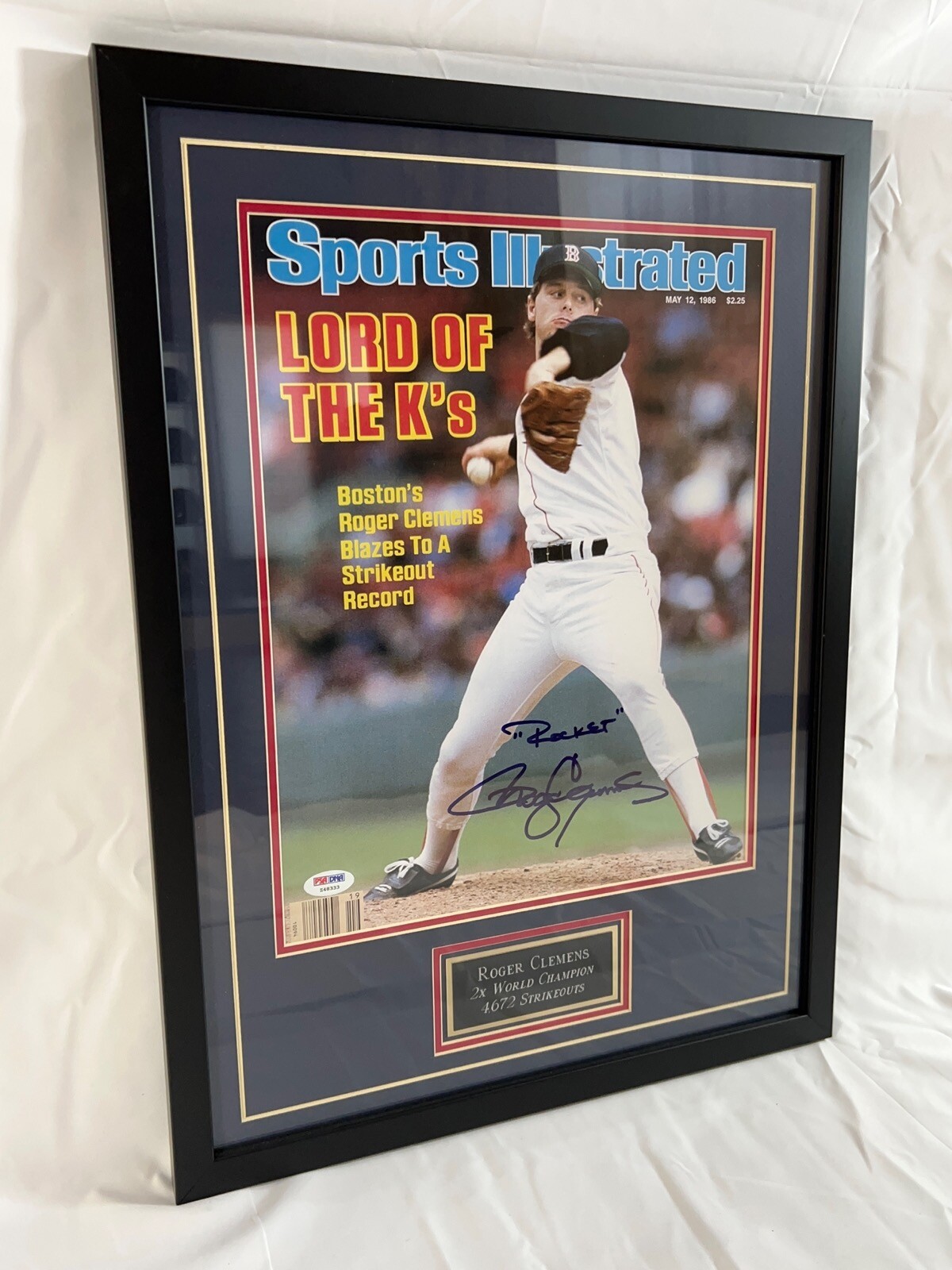 Roger Clemens Autographed Memorabilia | Signed Photo, Jersey ...