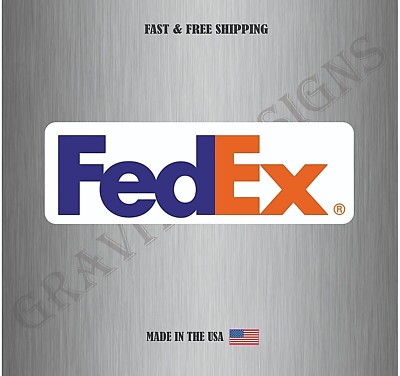 FedEx Postal Service Vinyl Sticker Window Bumper Decal Water Resistant ...