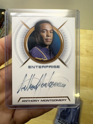 Star Trek Enterprise Season 2 Anthony Montgomery A4 Autograph Travis ...