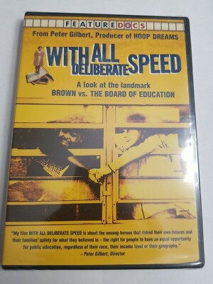 With All Deliberate Speed (DVD, 2005) Brand New Factory Sealed ...