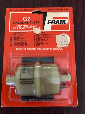 Fram Gasoline Filter for Automobile | eBay