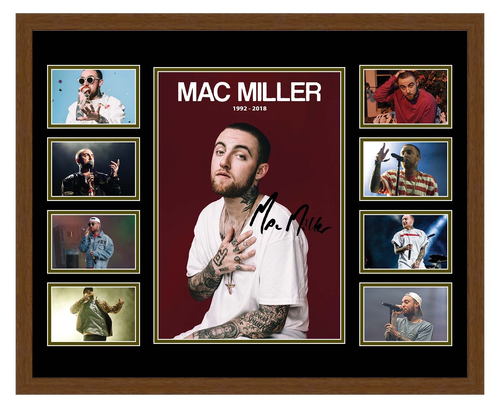 MAC MILLER TRIBUTE SIGNED LIMITED EDITION FRAMED MEMORABILIA | eBay ...