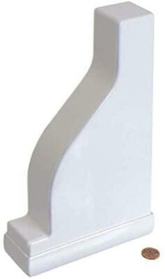Decorative White Vinyl Pergola End Cap 2"x 6" Rail, (Set of 4) | eBay