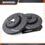Front Slotted & Dimpled RDA Disc Brake Rotors fits Mercedes Benz C ...