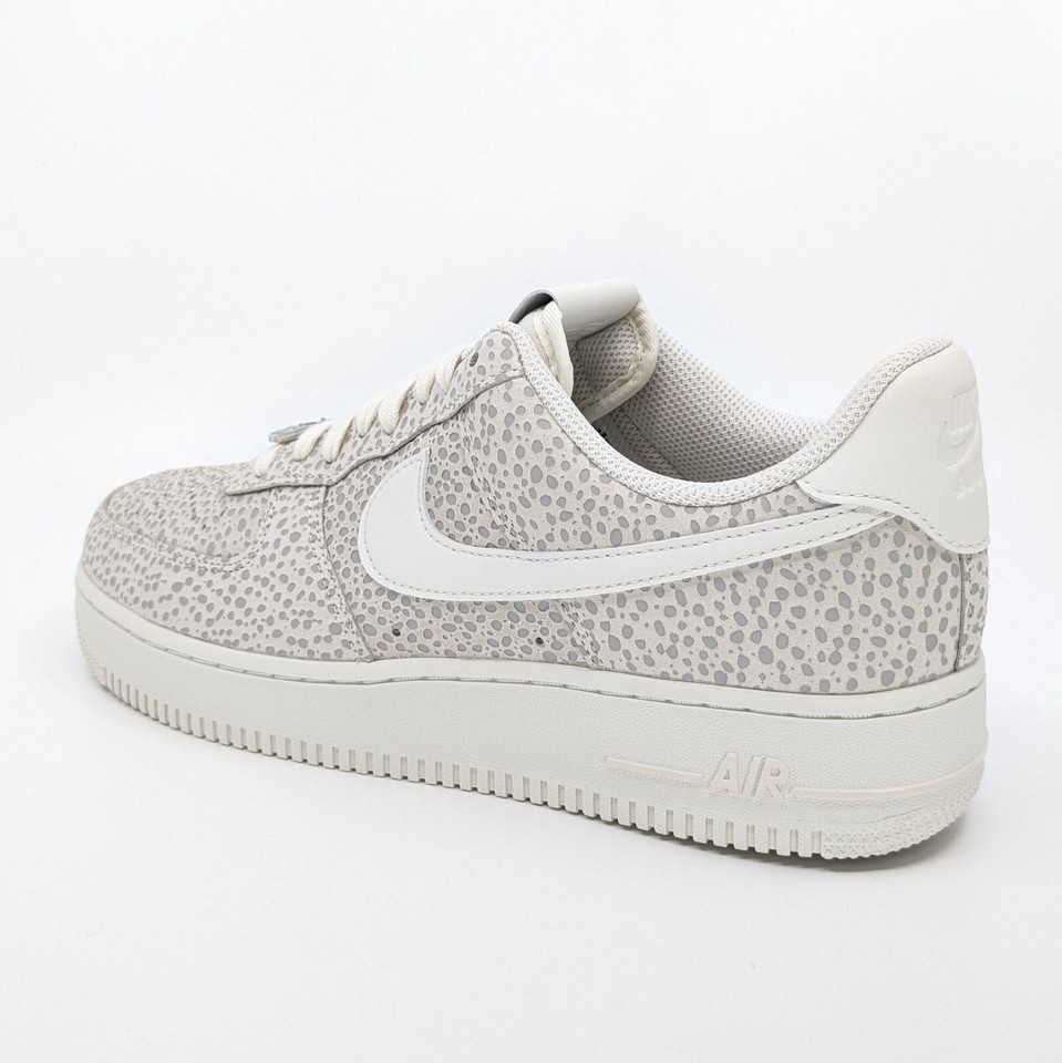 Nike Air Force 1 '07 Premium Safari Low Gray Mens Size 9.5 New AF1 ...