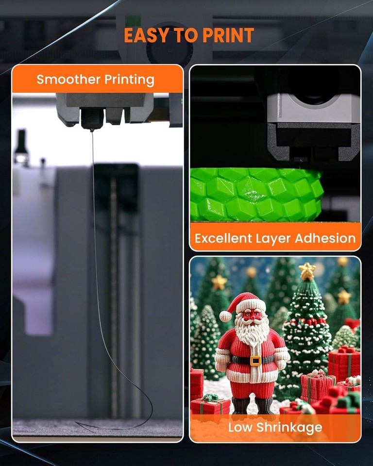 [Buy4 Save 20%]TECBEARS PLA Classic/PLA/PETG/SILK 1.75mm 3D Printer ...