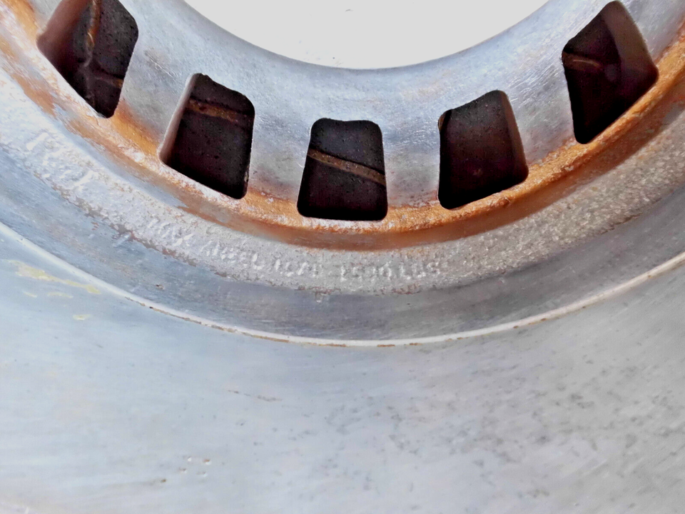 VINTAGE WESTERN CYCLONE 2 ALUMINUM 14" x 8" UNILUG WHEEL. 5 LUG x 4.5 ...