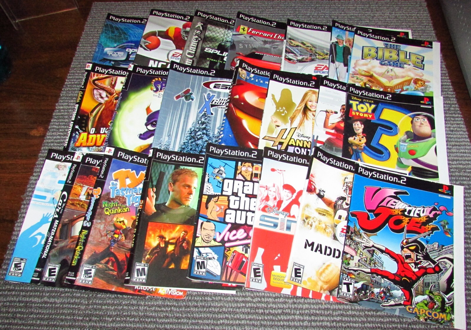 Lot of 22 Case Artwork Inserts Only for Playstation 2 All Authentic | eBay