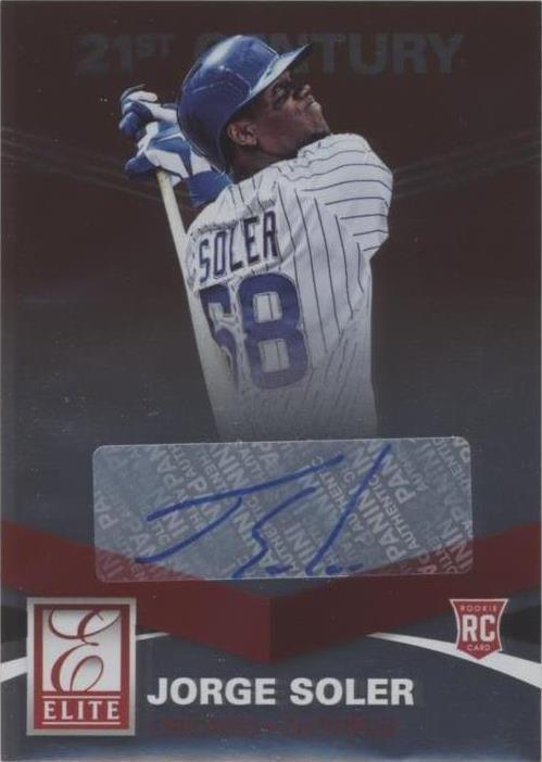 2015 Panini Elite - Signatures Jorge Soler #23 21st Century (AU, RC ...