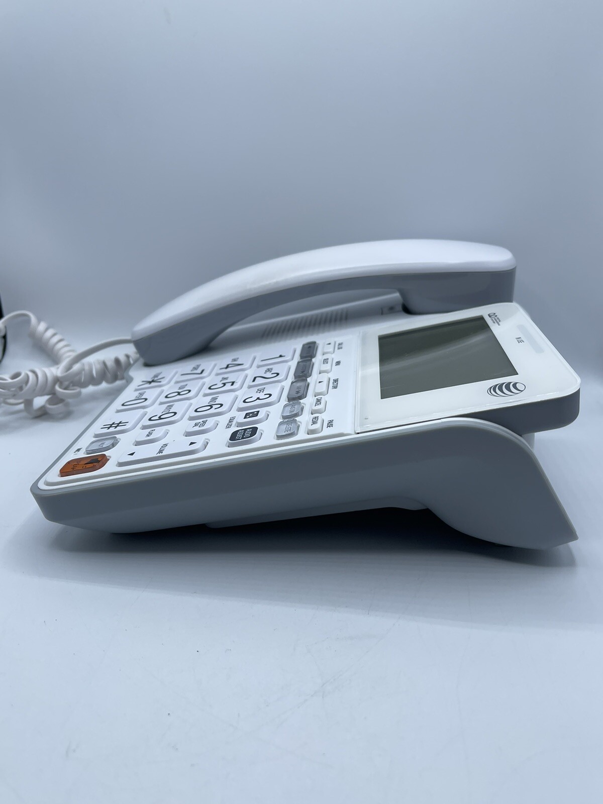 AT&T CL4940: Corded Standard Phone w/ Answering System Backlit Display ...
