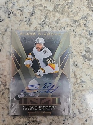 2025 Upper Deck Black Diamond Auto Shea Theodore Gold /99 BDB-ST Golden ...