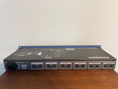 Samson S-Phone 4 Channel Headphone Mixer Amplifier Tested and Working ...