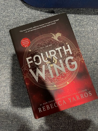 Fourth Wing Rebecca Yarros Holiday Edition 1st/1st Print Sprayed Edges ...
