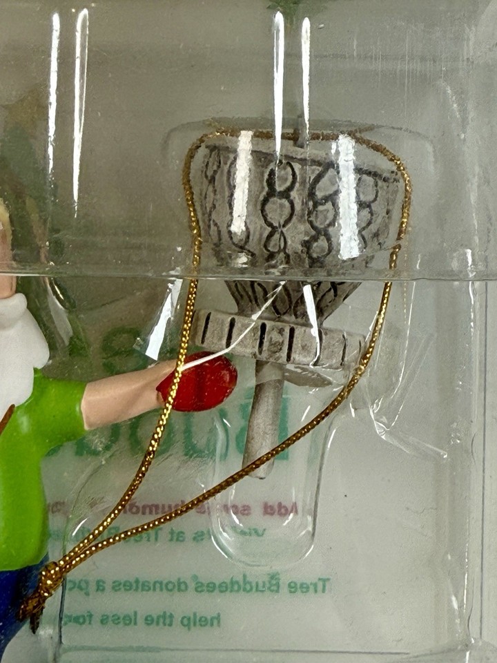 Tree Buddees Diskin Santa Ornament Funny Xmas Humor Gift | Santa Disc ...