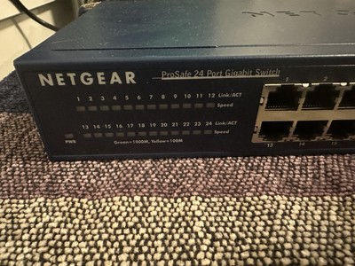 NETGEAR ProSafe Jgs524 24-port Gigabit Ethernet Switch JGS524NA | eBay