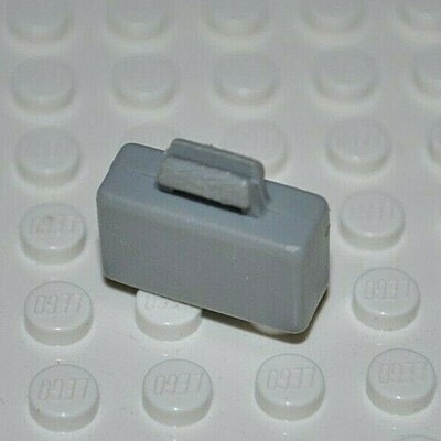 LEGO PARTS - 1X LIGHT BLUISH GREY BRIEFCASE/SUITCASE/UTENSIL TOOL 4449 ...
