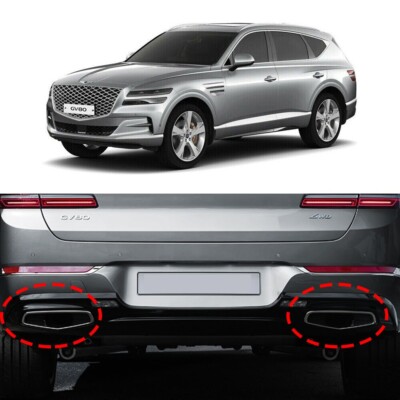 Genuine Rear Diffuser Muffler Tips 2p (Fits: 2021 2022 Genesis GV80) | eBay