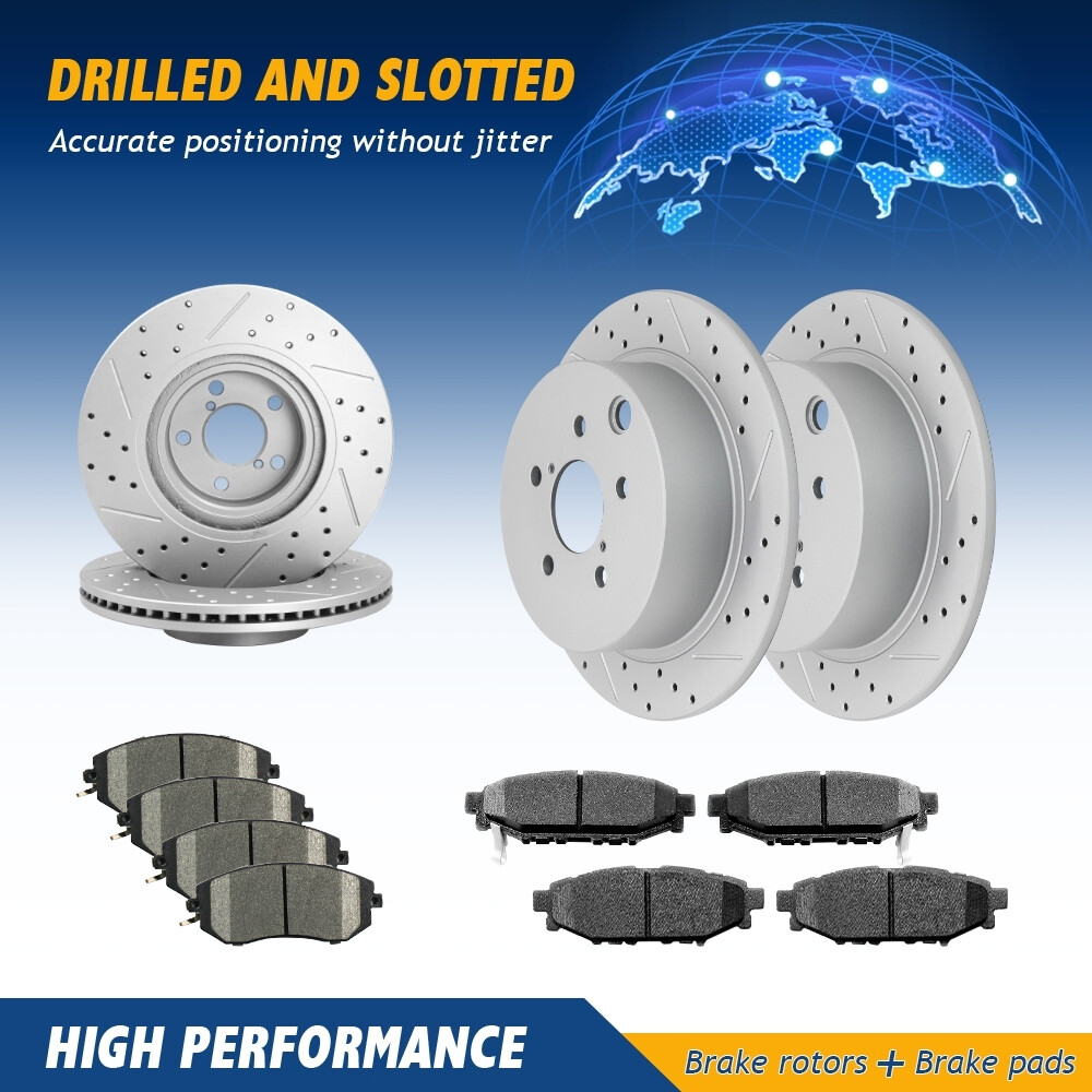 Brakes And Rotors Rear Detroit Axle - Brake Rotors For 2016 2017 2018 ...