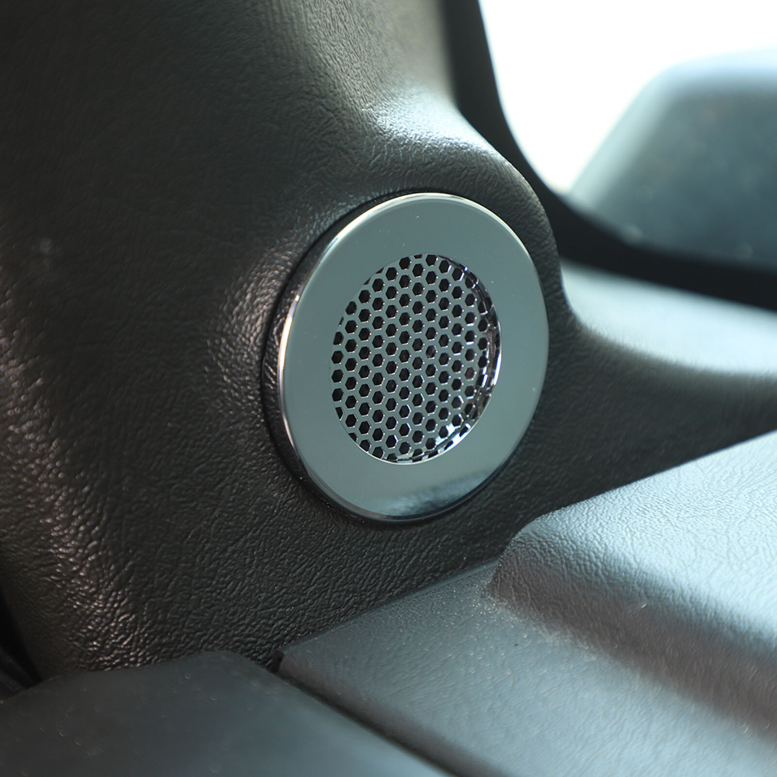 Aluminum A-Pillar Tweeter Ring Trim Speaker Circle Cover For Hummer H2 ...