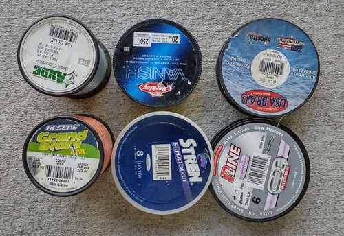 Fishing Line Assorted Lot of 6 As Is | eBay