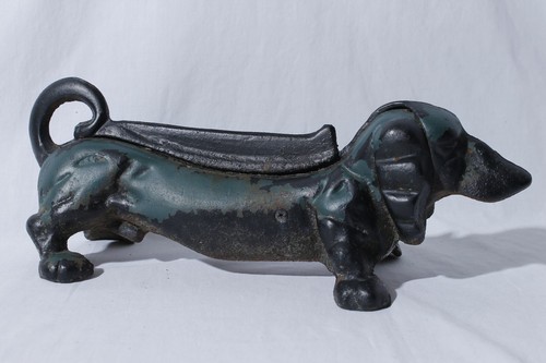 Cast Iron Dachshund Weiner Dog Canine Boot Scraper 13" | eBay