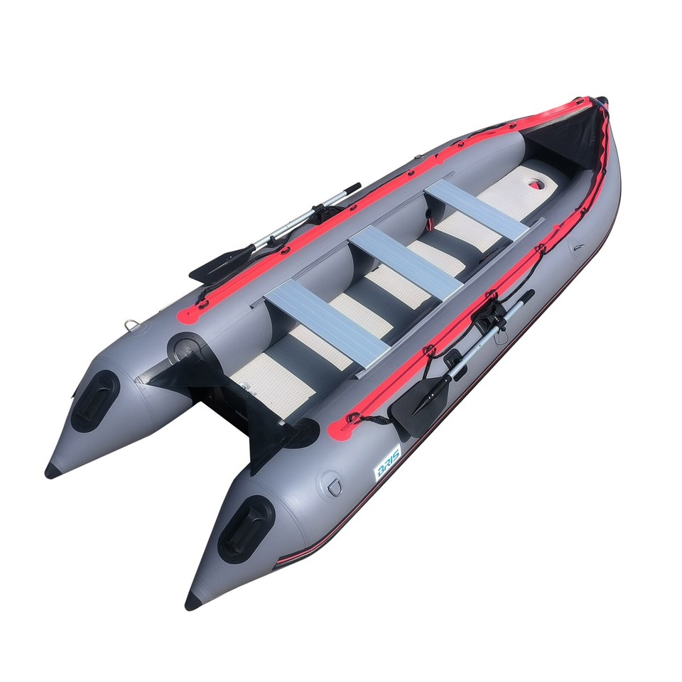 BRIS 14.5Ft Heavy Duty Inflatable Kayak Boat Tender Inflatable Canoe ...