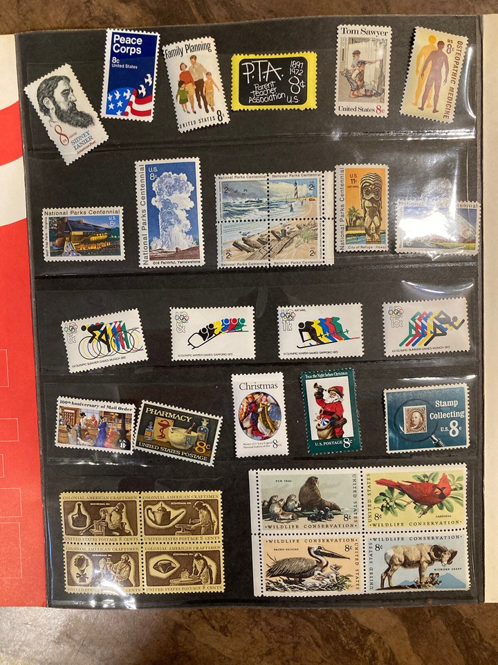 1972 USPS Special Stamp Mini Album w/ Stamps | eBay