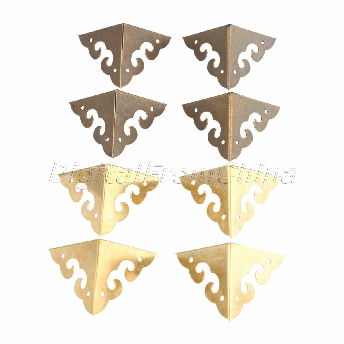 Wood Decorative Corner Protectors Black Metal Antique Corner Protector