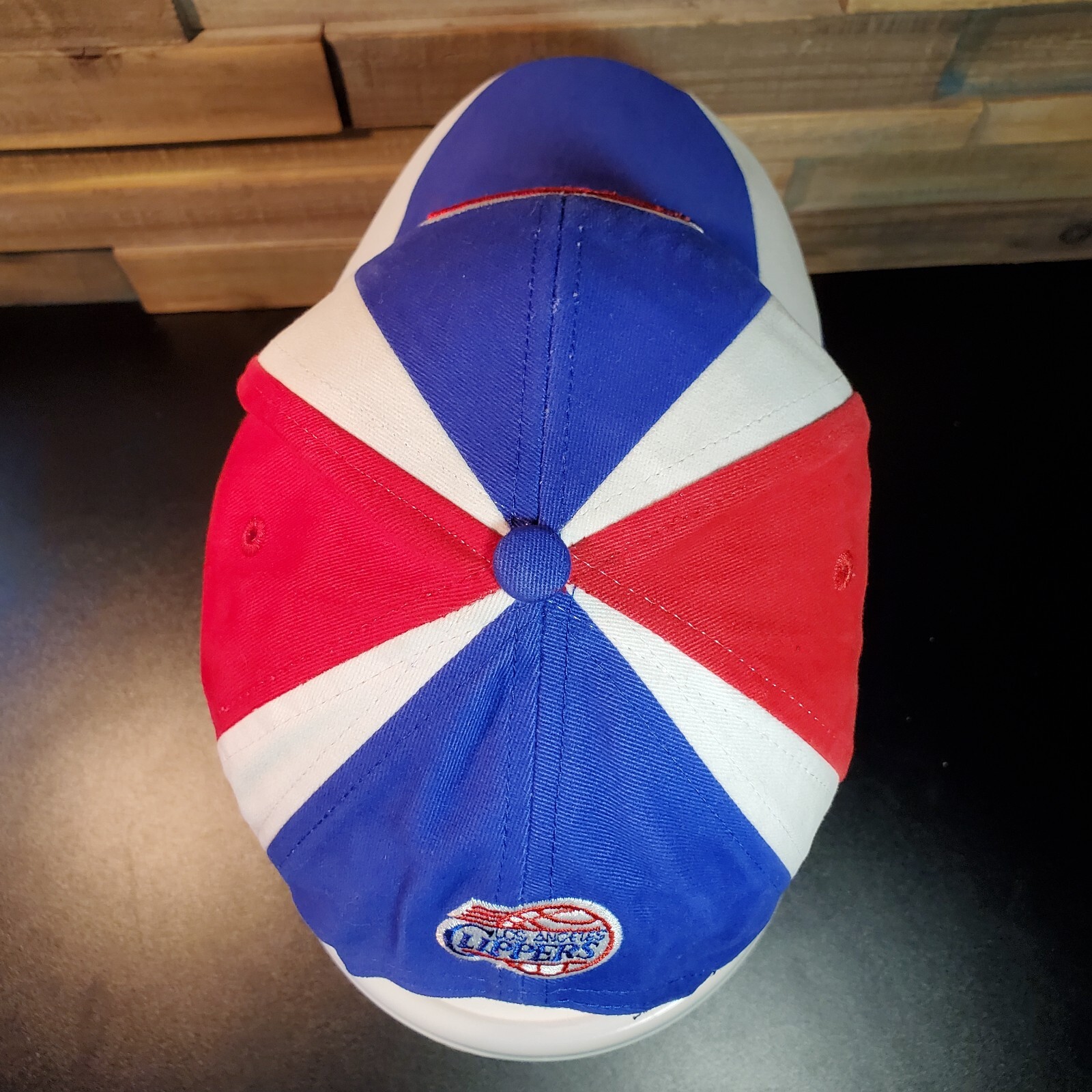 Clippers Hat Mens Red White Blue StrapBack Staples Ce… - Gem