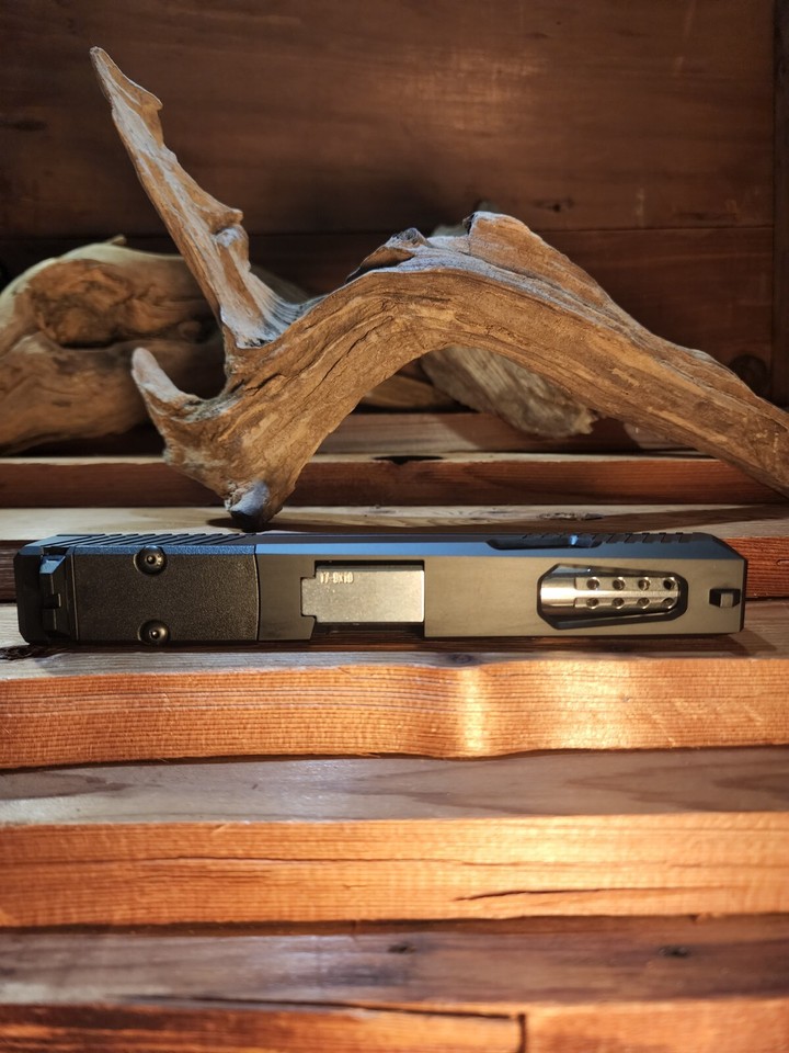 Clint Corbin For Glock 17 Gen 3 Slide Complete Black DLC NCF Silver ...