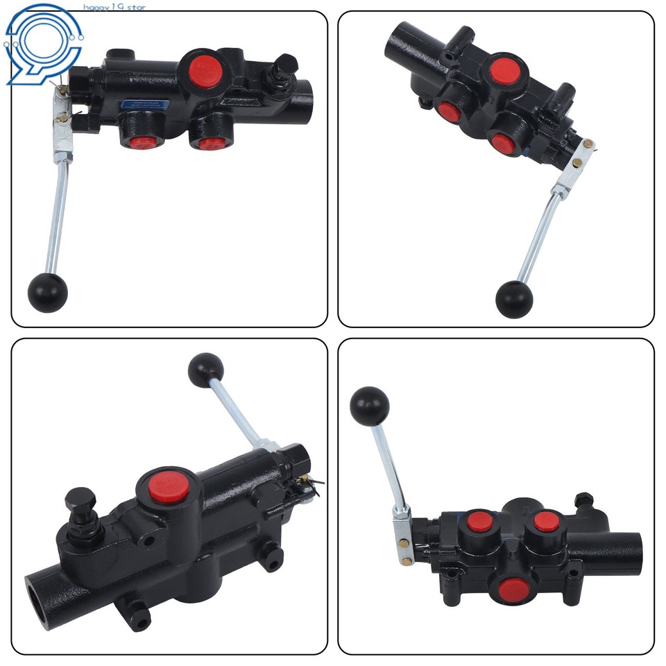21GPM 1 Spool Hydraulic Log Splitter Control Valve with detent 4300 PSI ...